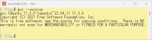 プログラム言語で日本語を多めに（FLEX-WIN11-WSL編）